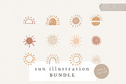SUN ILLUSTRATION / vector & png, an Illustration by KruthDesign ...
