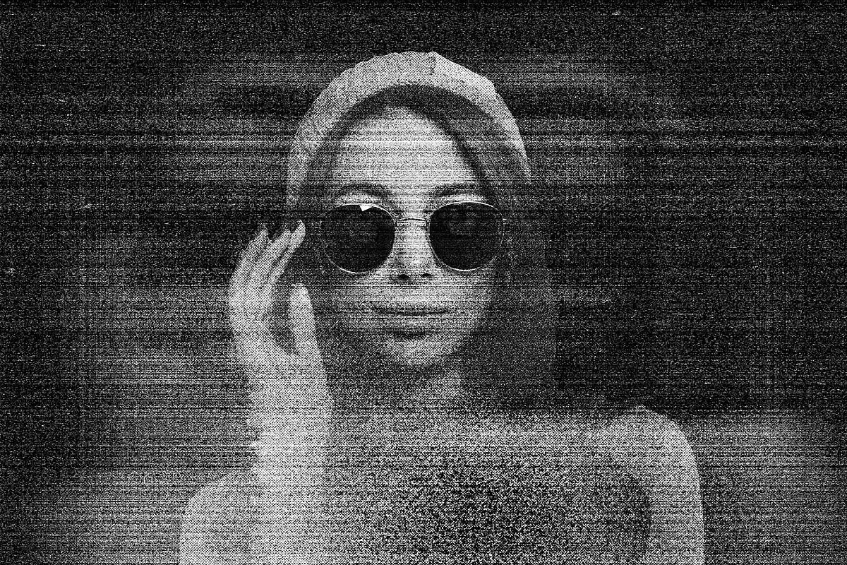 Smudge Photocopy Scan Photo Effect