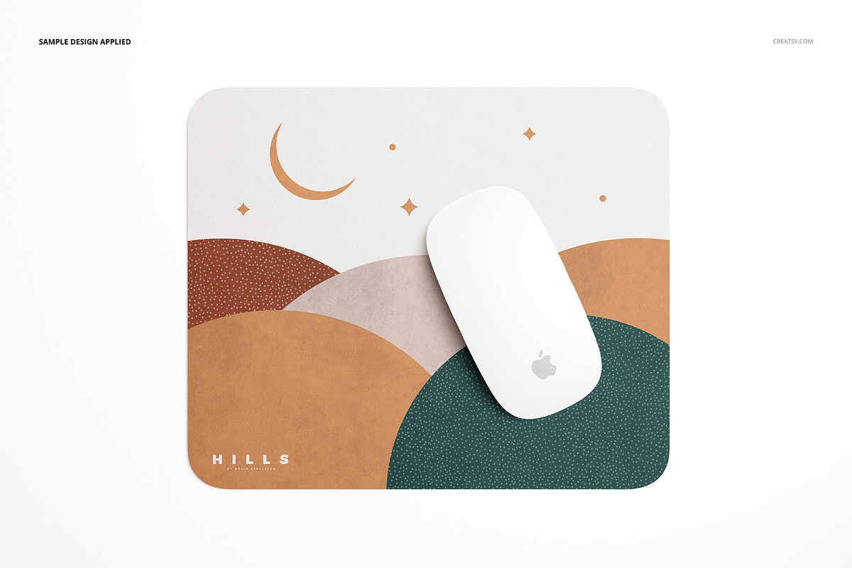 Rectangular Mouse Pad Mockup Set, a Product Mockup by Creatsy