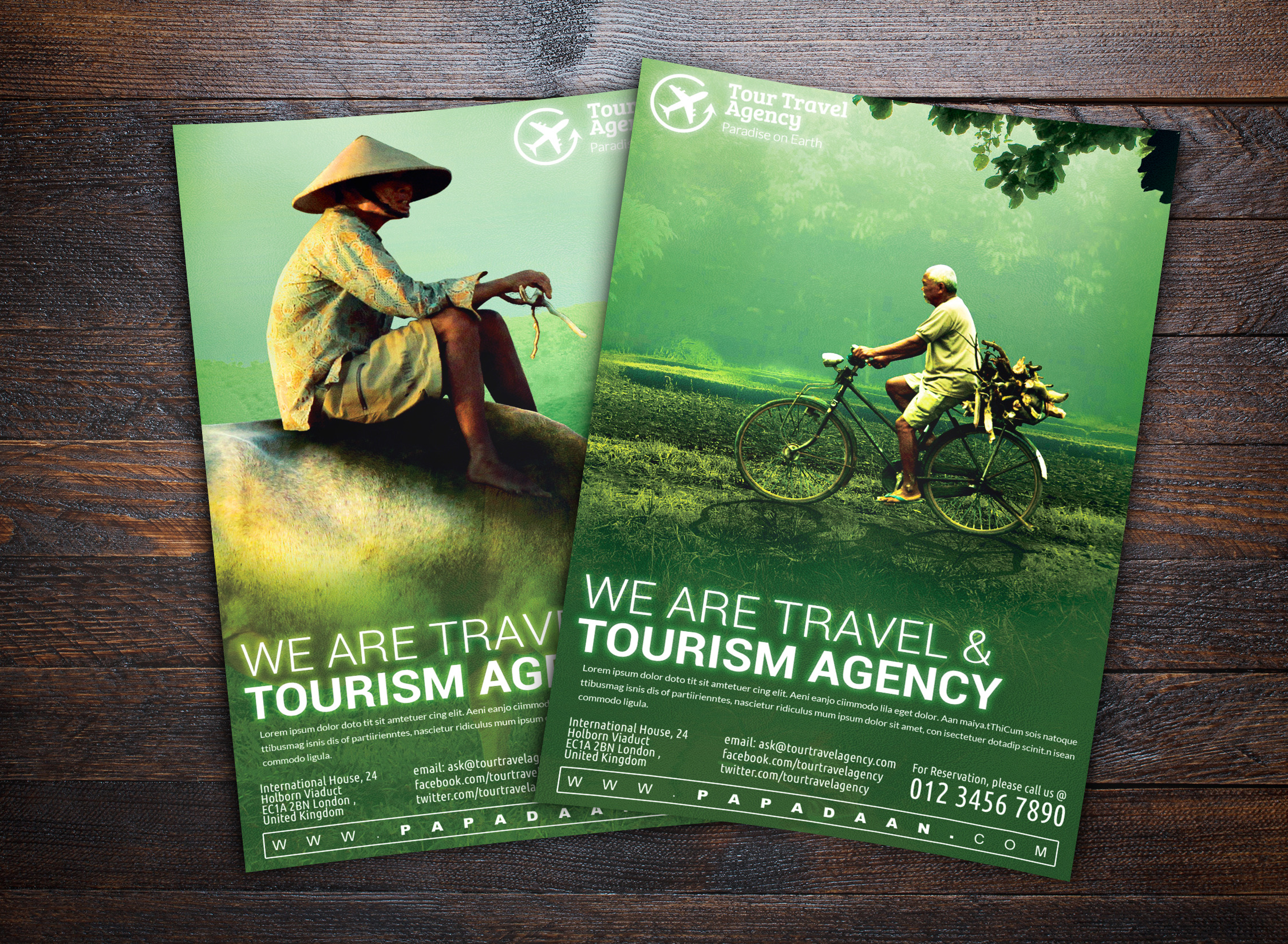 Travel and Tourism Flyer, a Flyer Template by Design Addict