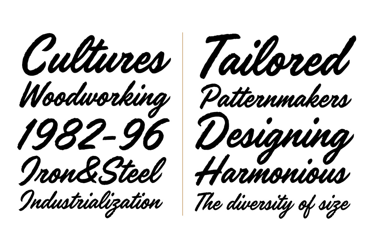 Handelson One, a Script Font by Mika Melvas