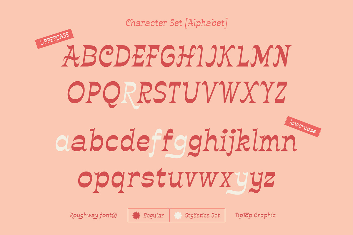 Roughway – Reverse Contrast Oblique, a Serif Font by Tiptop Graphic