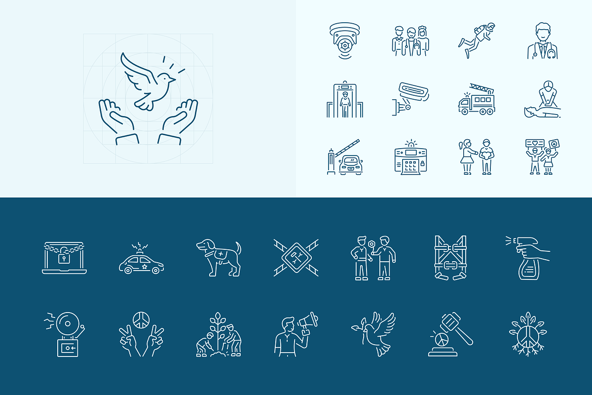 Peace and Protection Icon