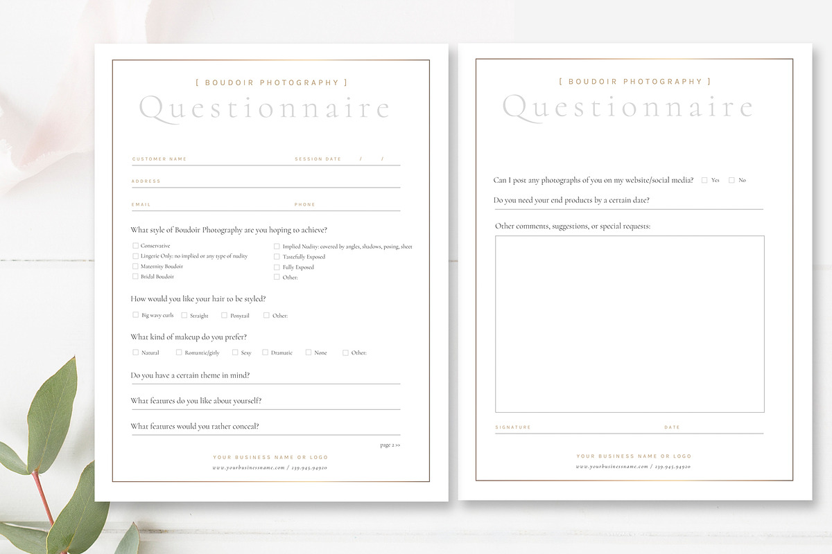Boudoir Photography Magazine, a Magazine Template by By Stephanie Design