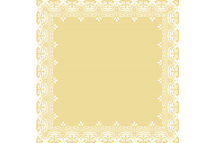 Floral Fine Frame | Background Graphics ~ Creative Market