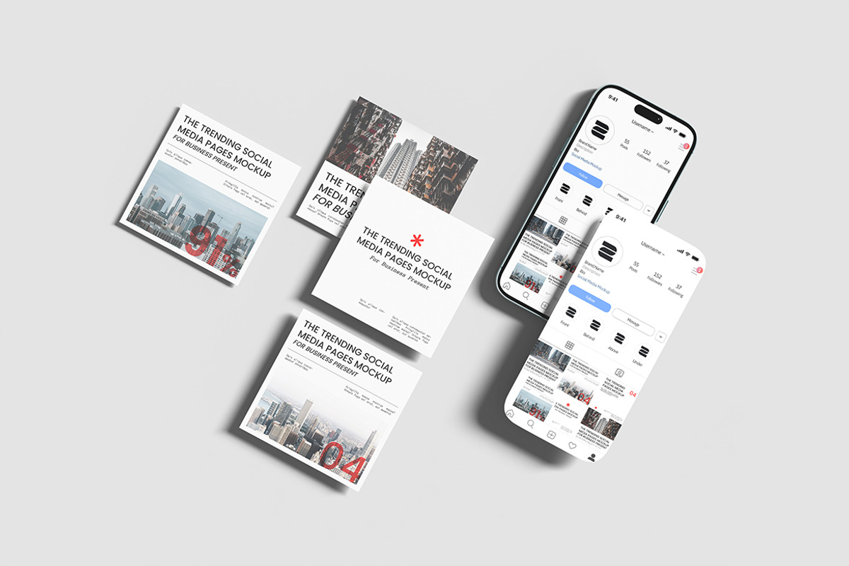 Branding Social Media Mockup