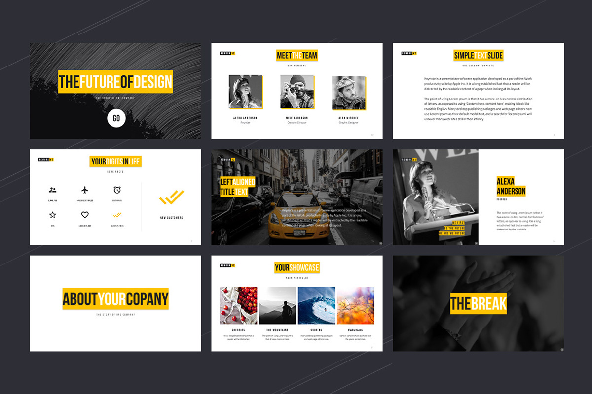 Rework PowerPoint Presentation, a Presentation Template by Rework