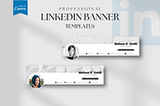 LinkedIn Banner Canva Template, a Social Media Template by yesitisprintable