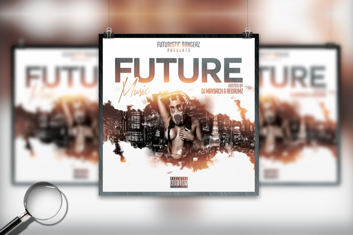 Future Music 2.0 | Cover Template, a Flyer Template by GIGA-TEMPLATE