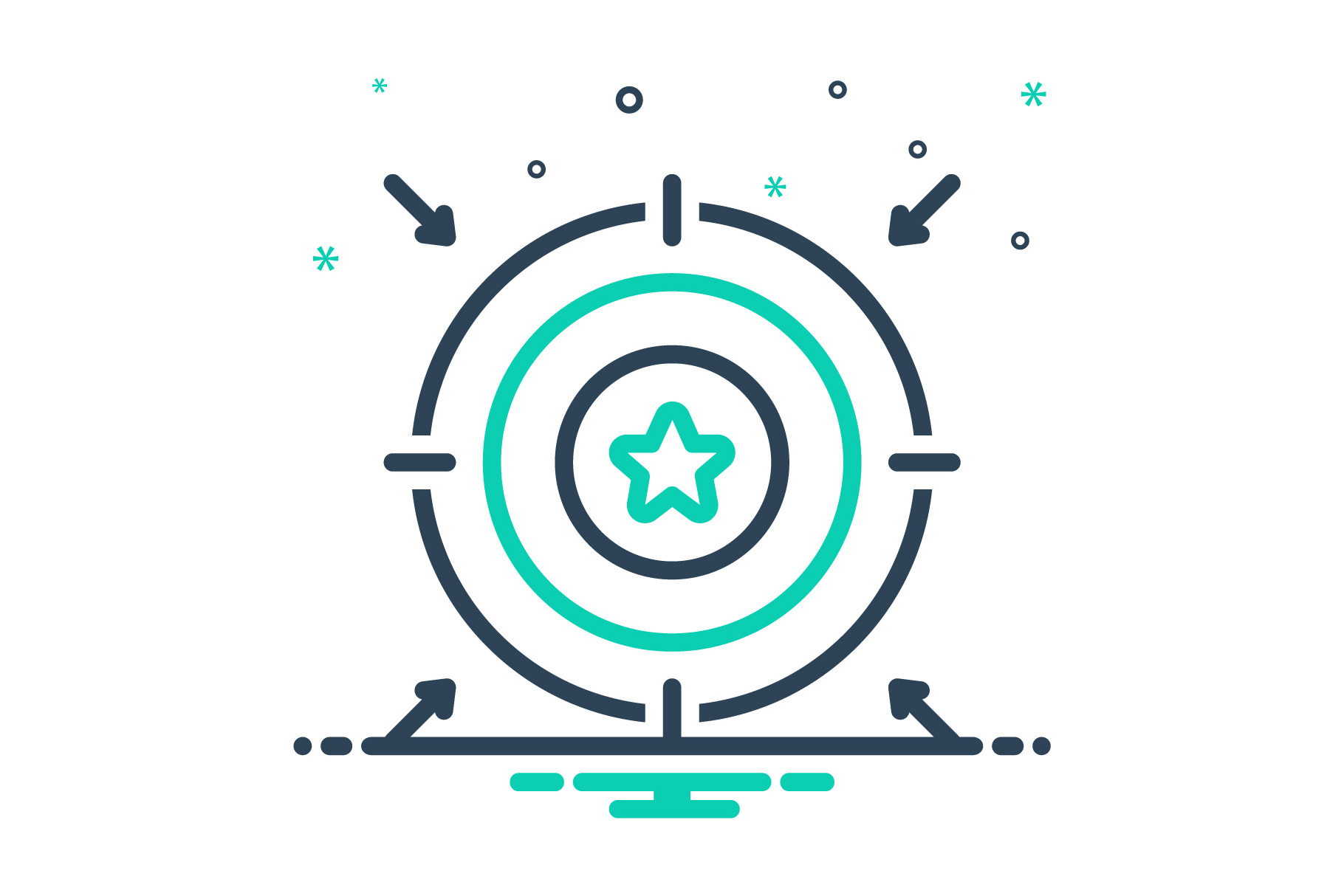 Aim aiming icon, an Icon by Creative priyanka