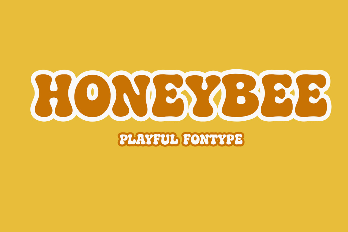 Honeybee, a Slab Serif Font by rulihoki studio