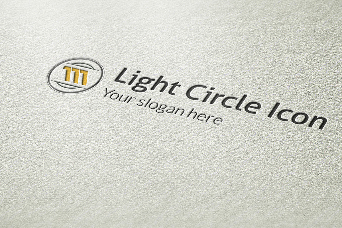 Light Circle Icon Logo, a Branding & Logo Template by BdThemes
