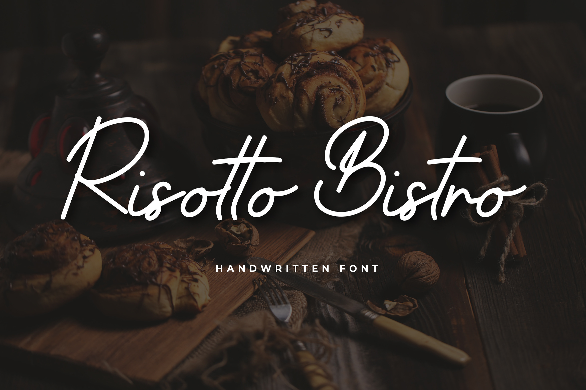 Risotto Bistro Handwritten Script, a Script Font by UICreative