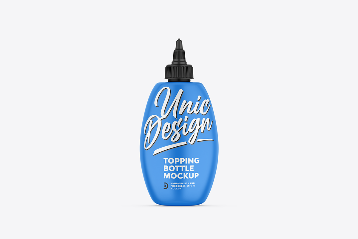 Topping Bottle Mockup, a Product Mockup by UnicDesign