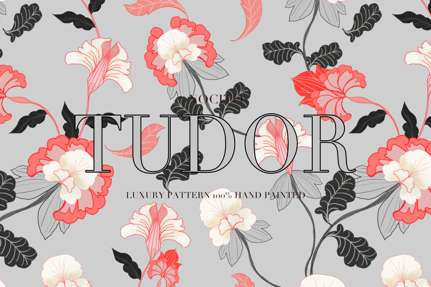 Tudor, luxury pattern design, a Pattern Graphic by Nocito Design
