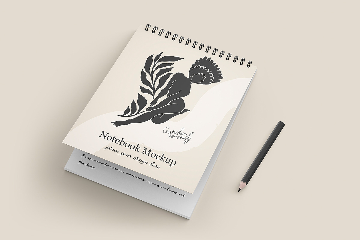 Spiral Notebook Mockup