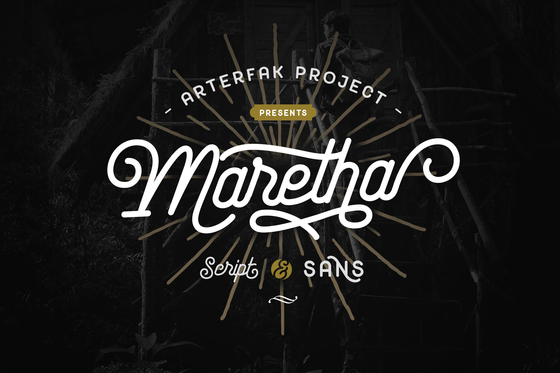 Maretha Font Duo, a Script Font by Arterfak Project