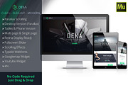 Deka - Creative Agency Muse Template, a Landing Page Template by Micro Designs