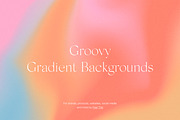 Groovy Liquid Gradient Textures, an Object Graphic by Feel This