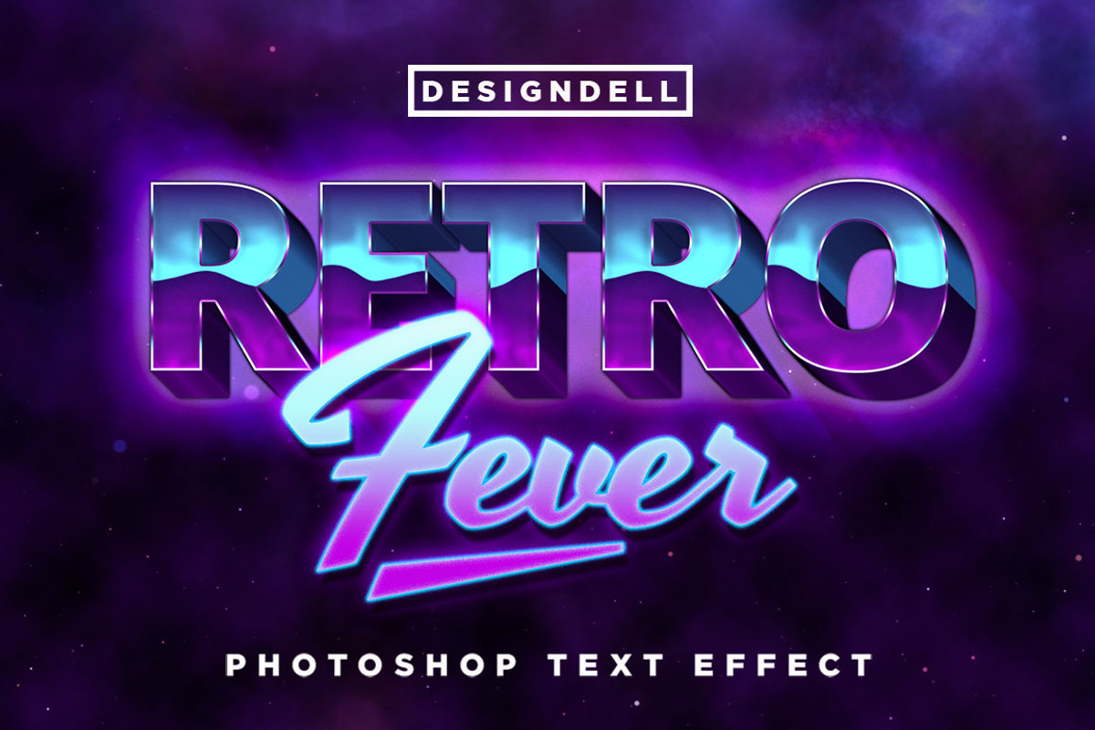 Retro Fever Photoshop Effect, a Layer Style Add-On by Designdell