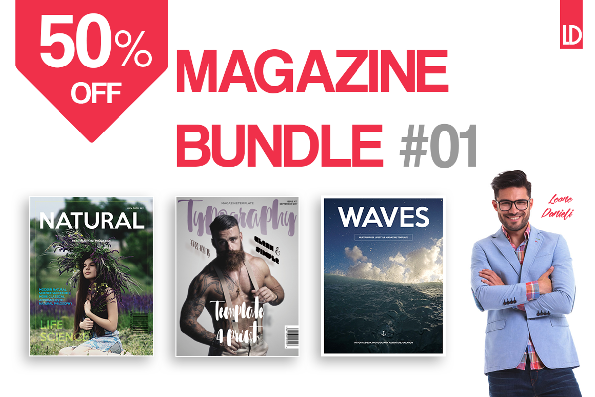 Lifestyle - Magazine Bundle 01, a Magazine Template by Boris Cupac