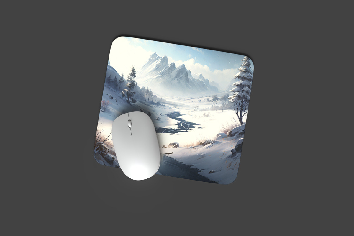 Mouse Pad Layout Mockup, an Advertising Mockup by Rami's Mockups