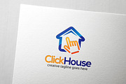 Click House Logo, a Branding & Logo Template by Slim Studio