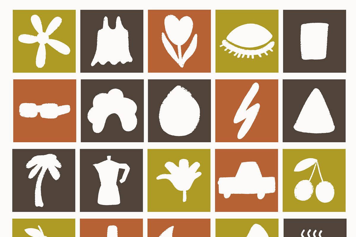 Simple Objects: 200 Textured Pack, an Object Illustration by Veyla