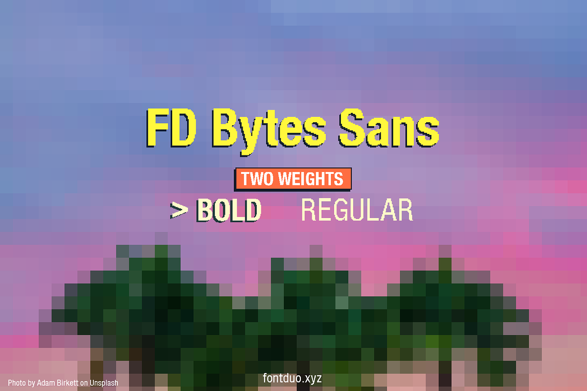 FontDuo Bytes Sans