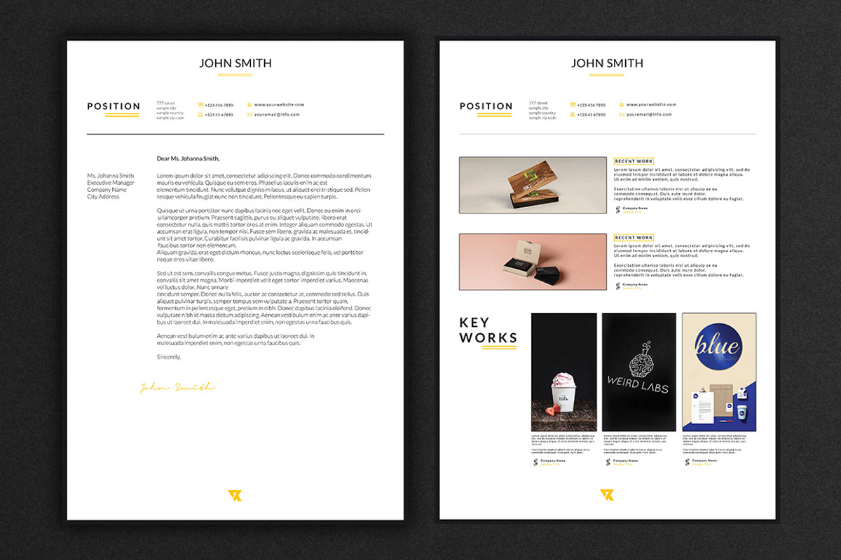 RV Resume Template v.1, a Resume Template by reginevdesign