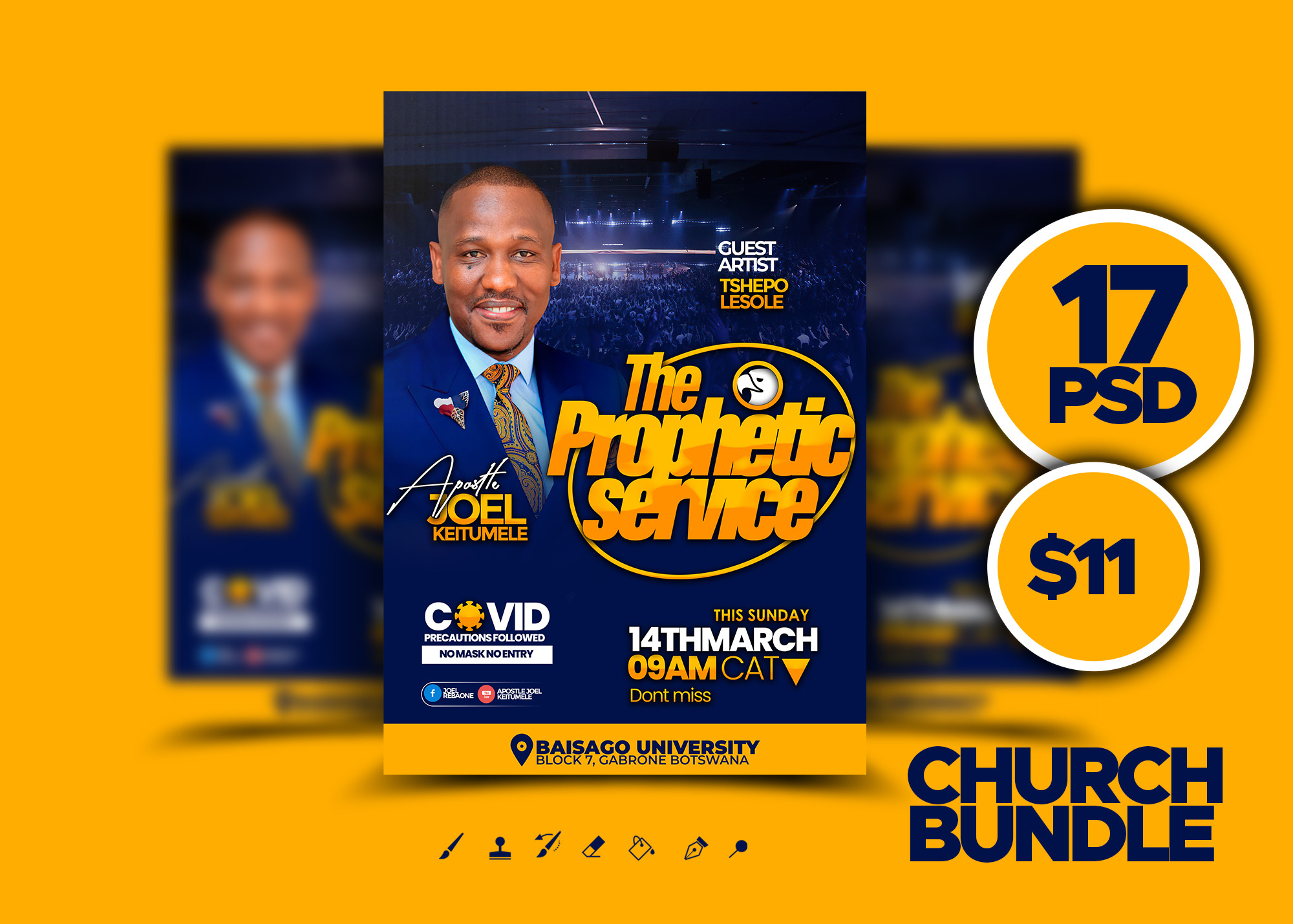 PSD CHURCH FLYER TEMPLES BUNDLE | Creative Market