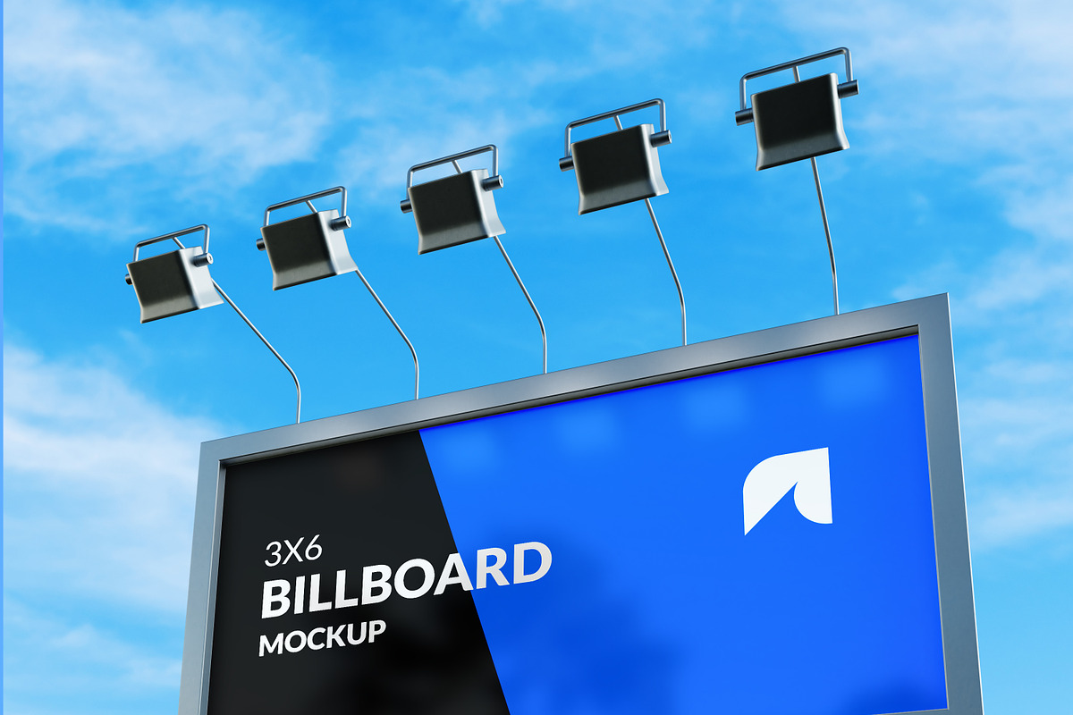 Realistic Billboard Mock-up, a Print Template by Propex