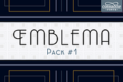 Emblema Font Pack #1, a Sans Serif Font by Corradine Fonts