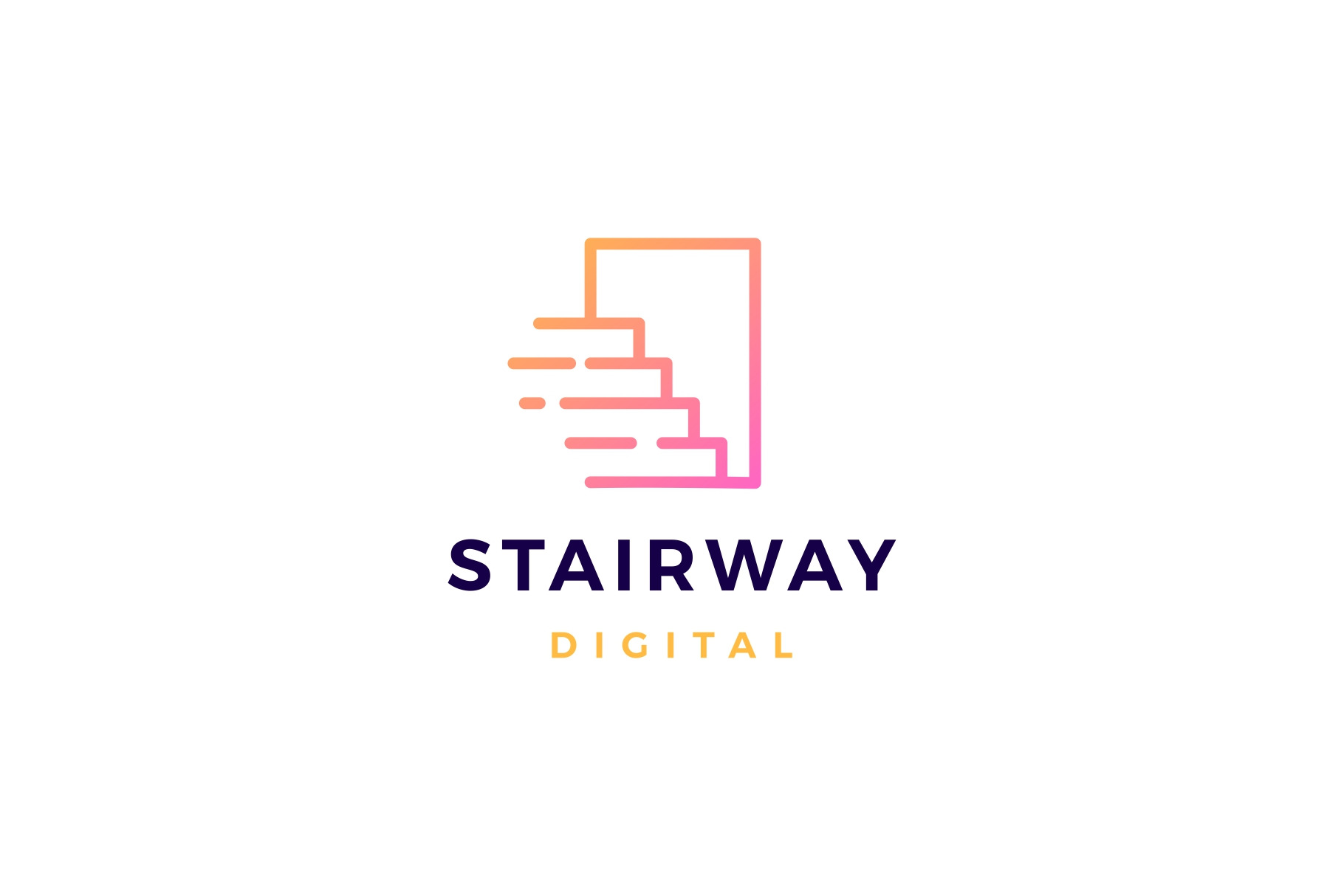 stairway logo vector icon, a Branding & Logo Template by vastard