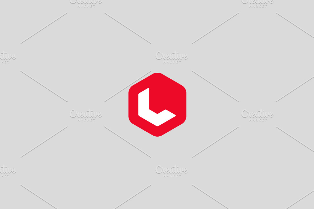 Abstract letter L logo, a Branding & Logo Template by Bureau