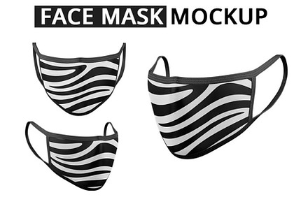 Face Mask Mockup, a Mask Mockup by akropol
