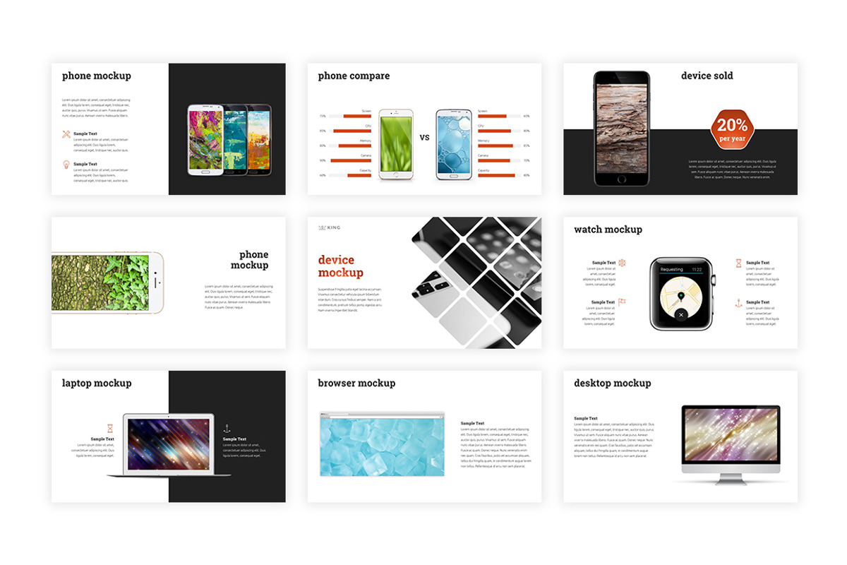 King - PowerPoint Template, a Presentation Template by everslide