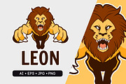 Leon - Mascot Logo, a Branding & Logo Template by SLAB! Design
