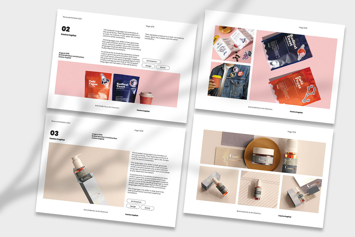Minimalist Design Portfolio Template, a Presentation Template by Neermana