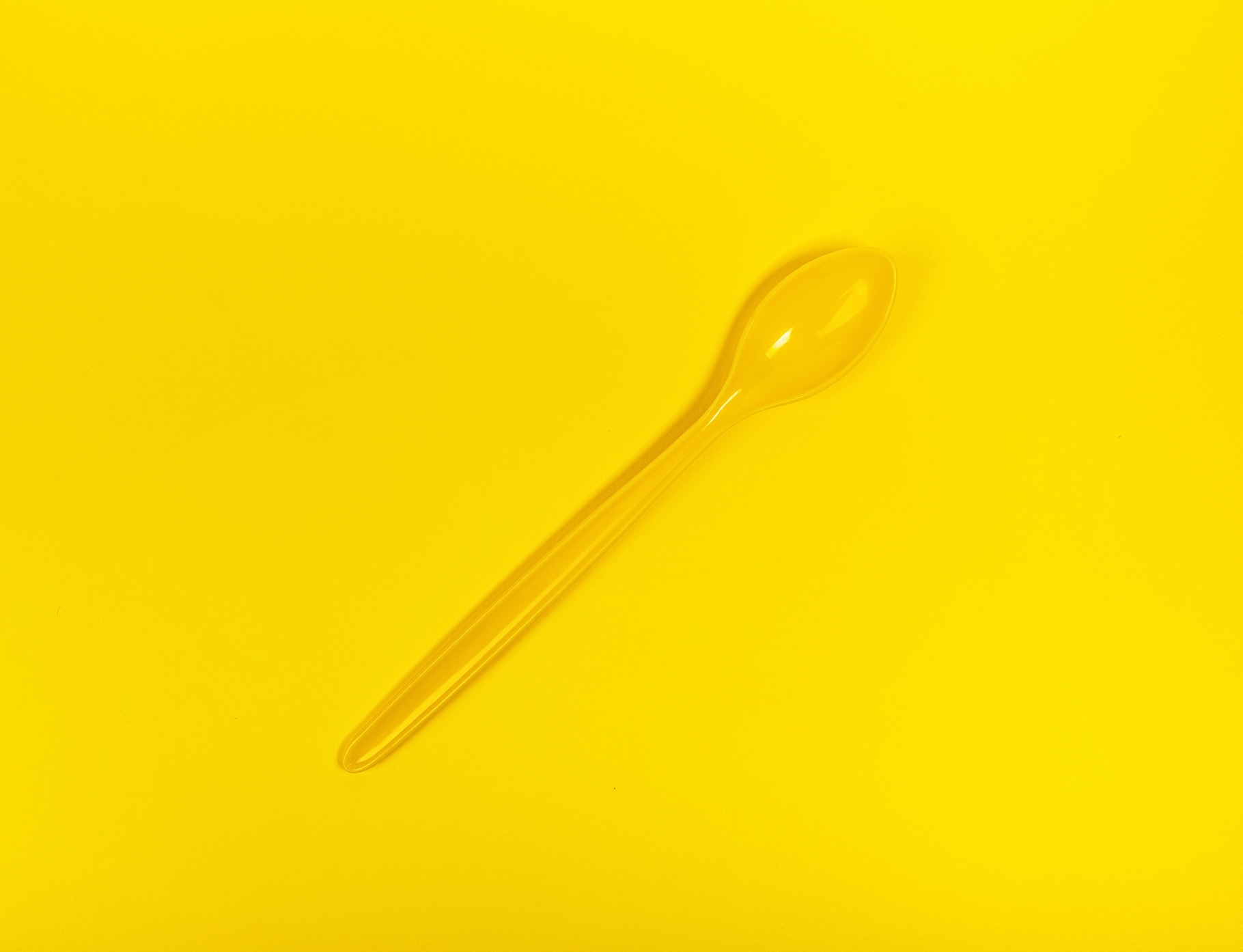 Yellow spoon on yellow background., an Abstract Photo by Antonio ...