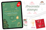 Christmas Procreate stamp brushes | Brushes ~ Creative Market