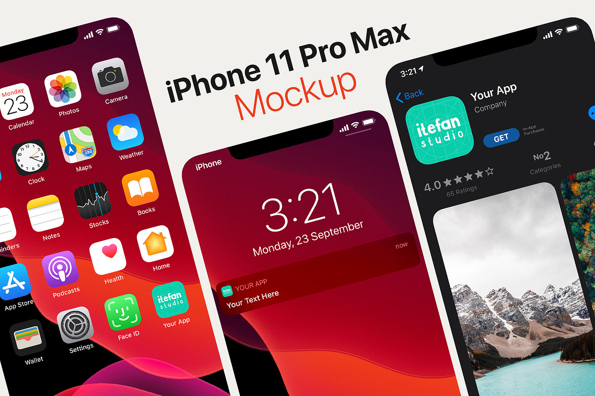 iOS 13 App Icon Template, an Action Add-On by itefan Studio