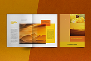Yellow Color Palette Brochure Layout, a Brochure Template by Boris ...