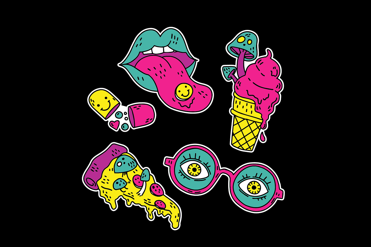 Doodle acid illustrator, an Icon by Davinci Sesario