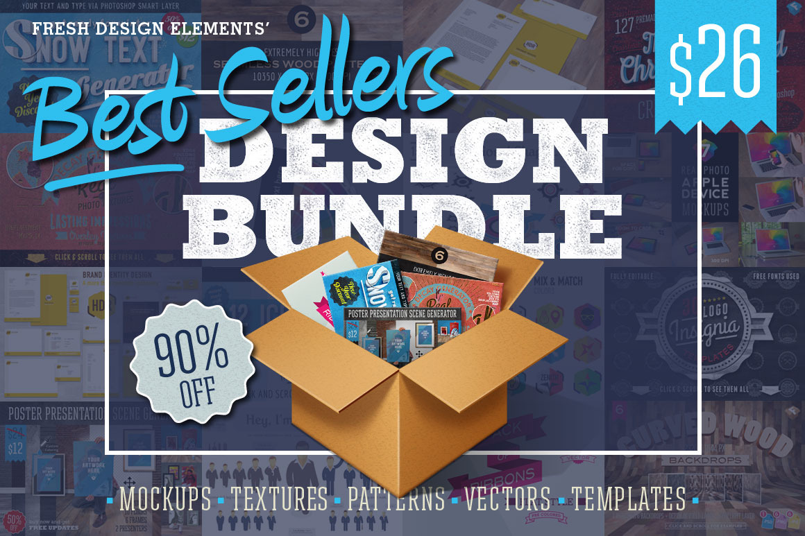 90% Off Best Sellers Design Bundle, a Layer Style Add-On by Fresh ...