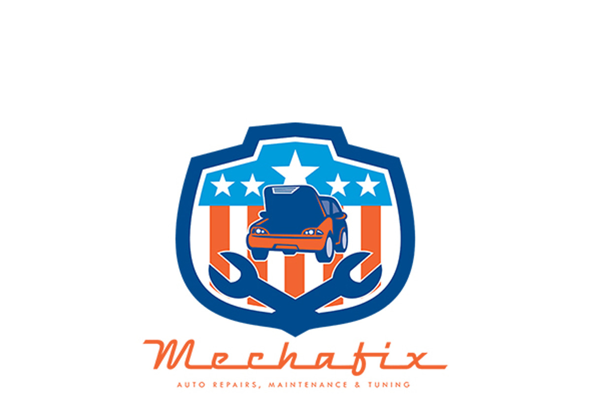 Mechafix Car Auto Repairs Logo, a Branding & Logo Template by patrimonio