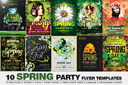 Spring Event Flyer Template PSD Design