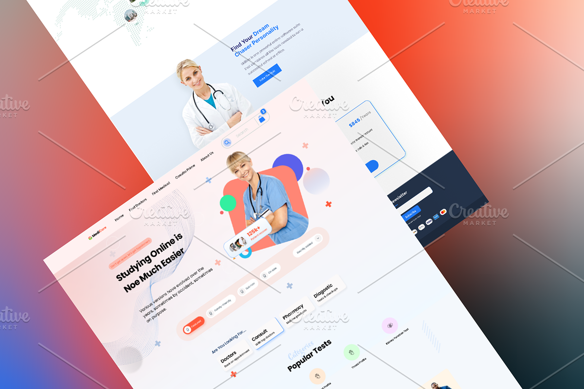 Medical & Clinic Figma Template.