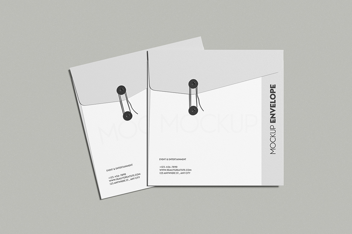 High Quality Envelope Mockup, an Advertising Mockup by swsi-studio