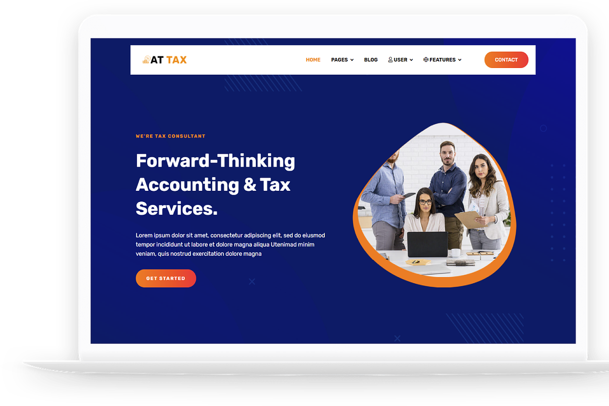 AT Tax - Tax WordPress Theme, a WordPress Template by LTheme